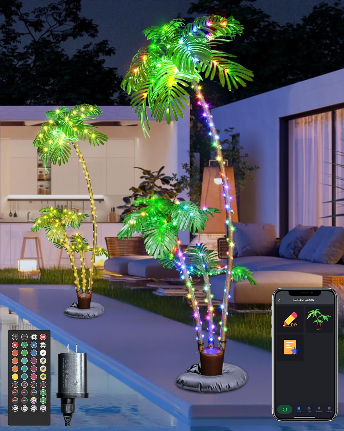 Smart Lighted Palm Tree – Hello Fairy