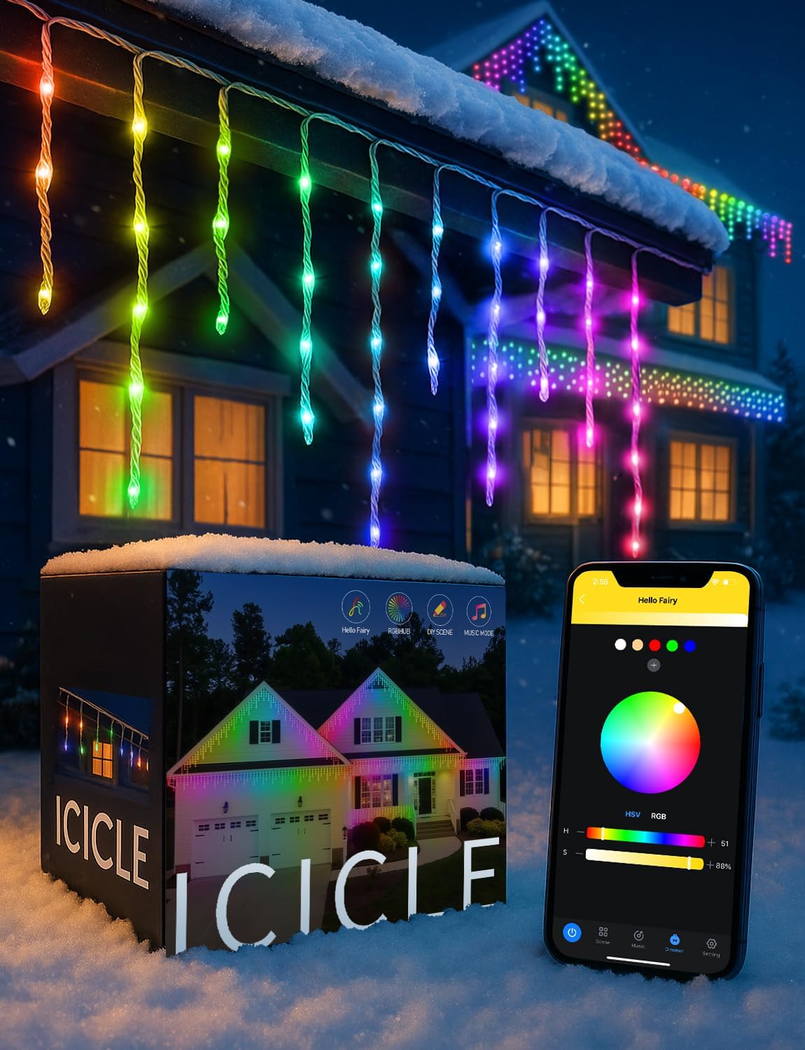 Icicle Lights – Hello Fairy