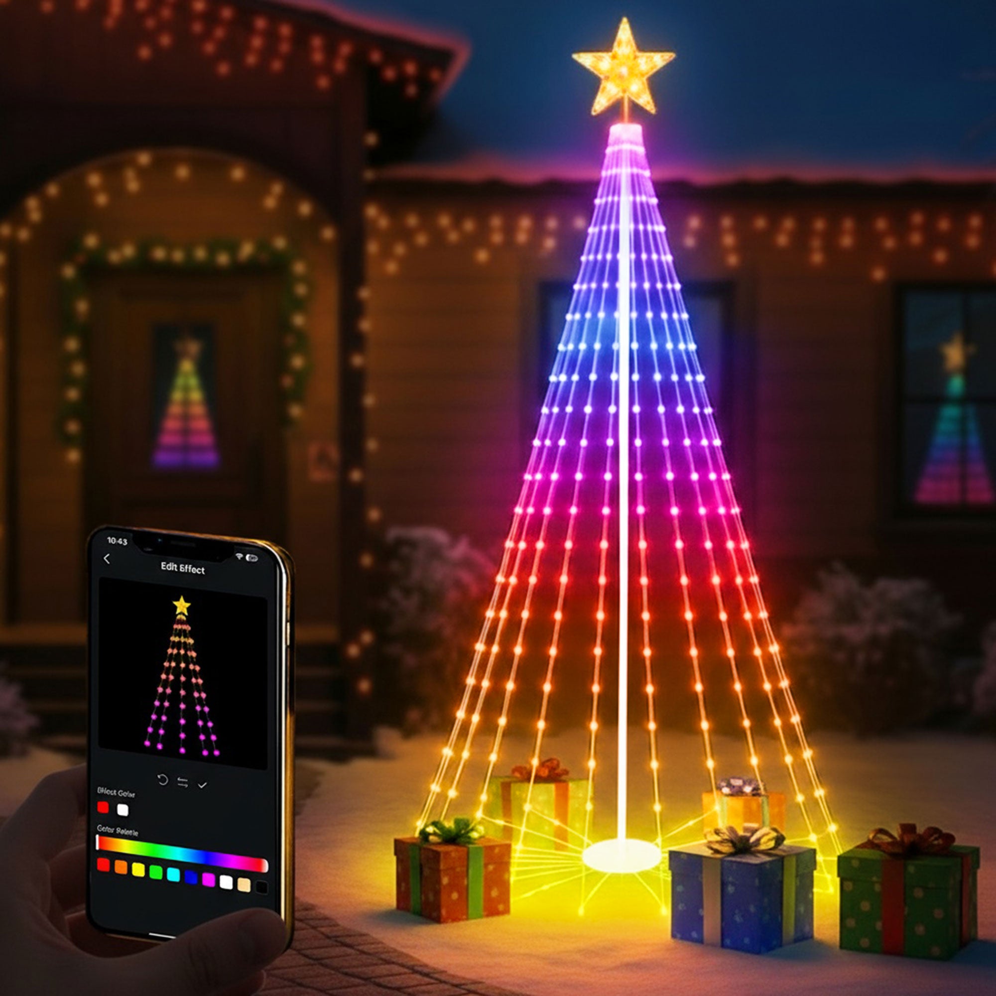 Smart Cone Tree Lights - 7ft – Hello Fairy